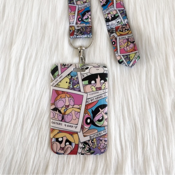 Accessories | Powerpuff Girls Lanyard With Id Card Holder | Poshmark